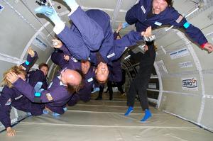 Zero Gravity on a "Vomit Comet" Ride