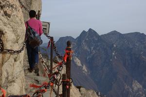 Cliff Side Plank Path of Mount Hua (Huashan)