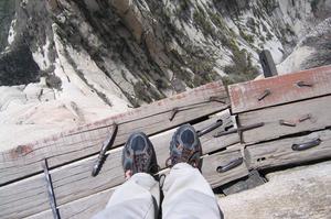Cliff Side Plank Path of Mount Hua (Huashan)