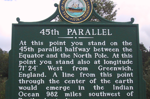 45th Parallel North