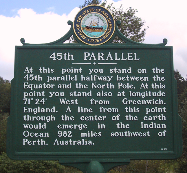 45th Parallel North
