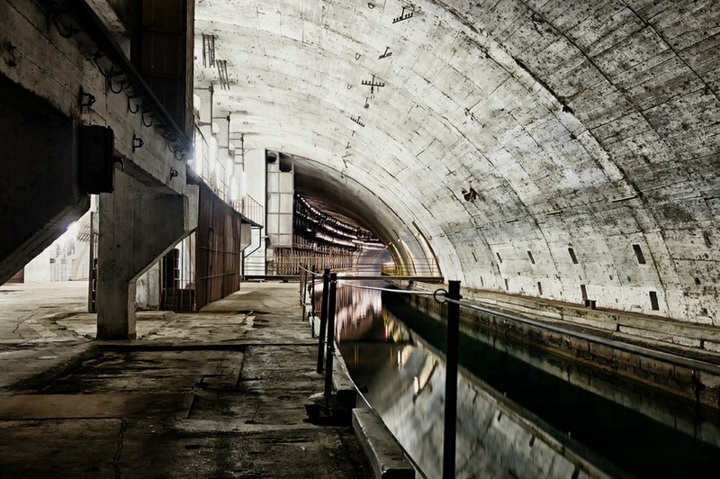 Abandoned Submarine Base in Balaklava