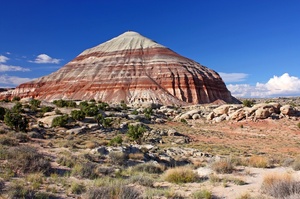 Bentonite Hills in Cathedral Valley
