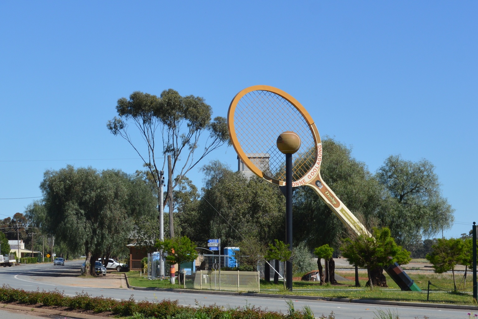 The Big Tennis Racquet in Barellan