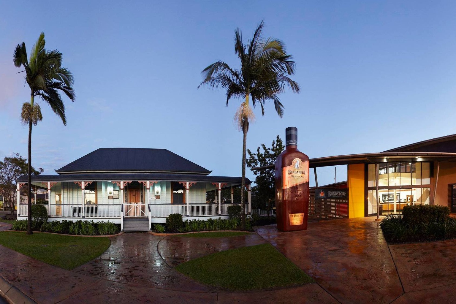 The Big Rum Bottle at Bundaberg Distillery