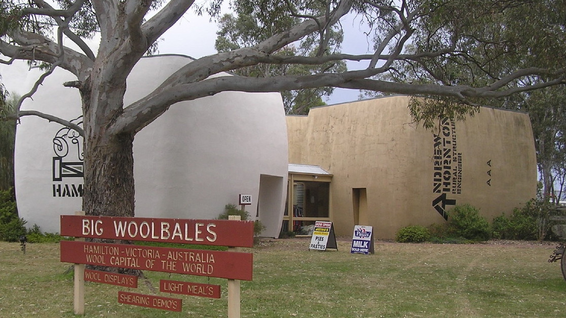The Big Wool Bales in Hamilton