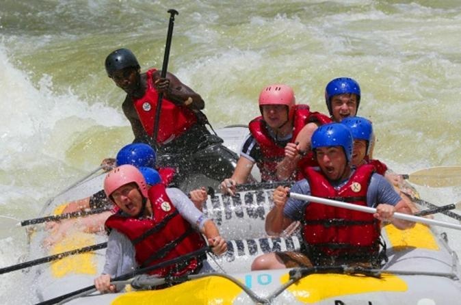White Water Rafting & Swimming under the Falls