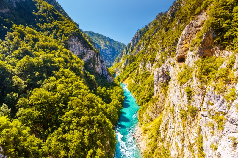 Piva River Canyon