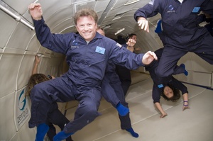 Zero Gravity on a "Vomit Comet" Ride