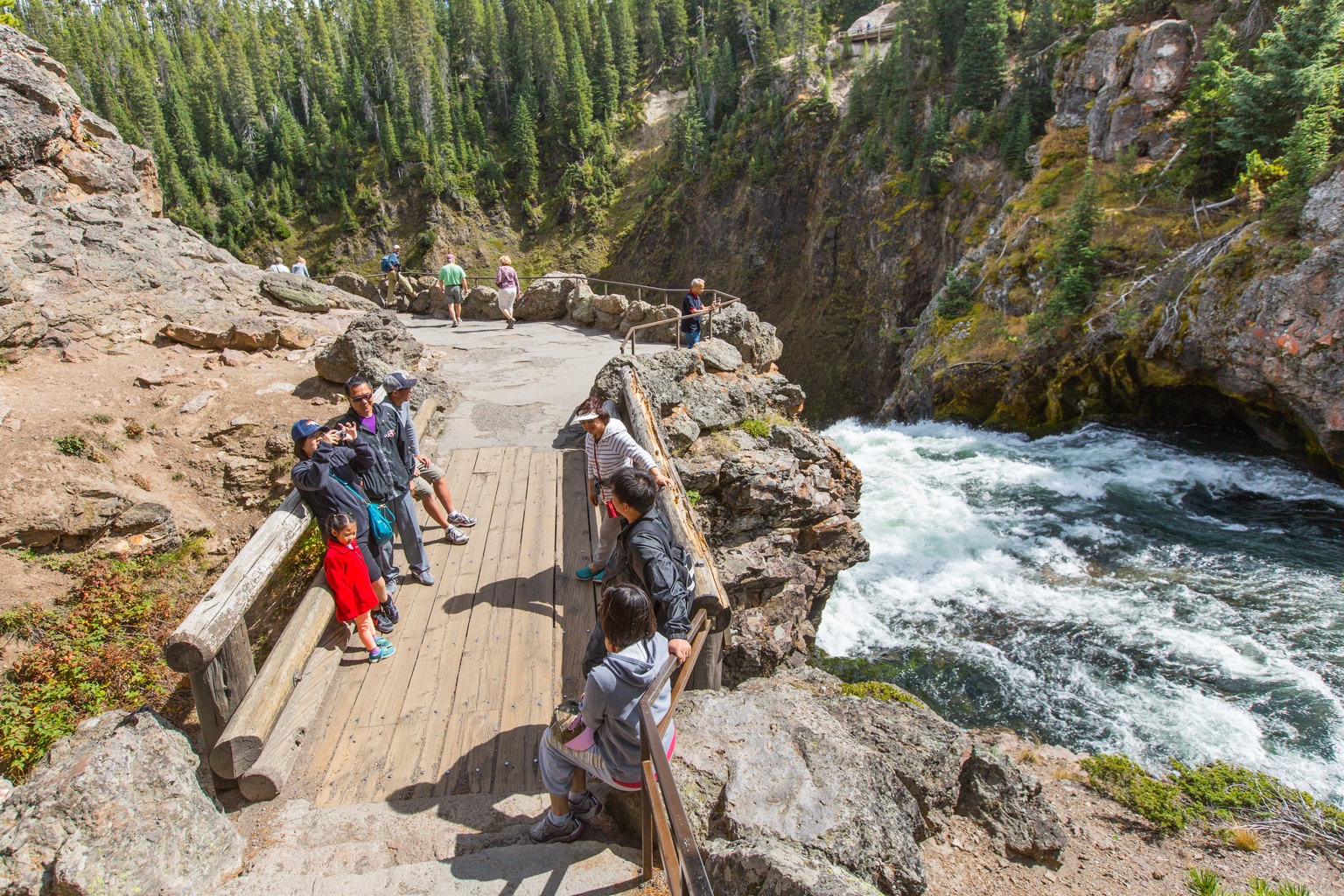 Brink of the Upper Falls Trail
