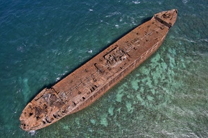 USS YOGN-42 Shipwreck