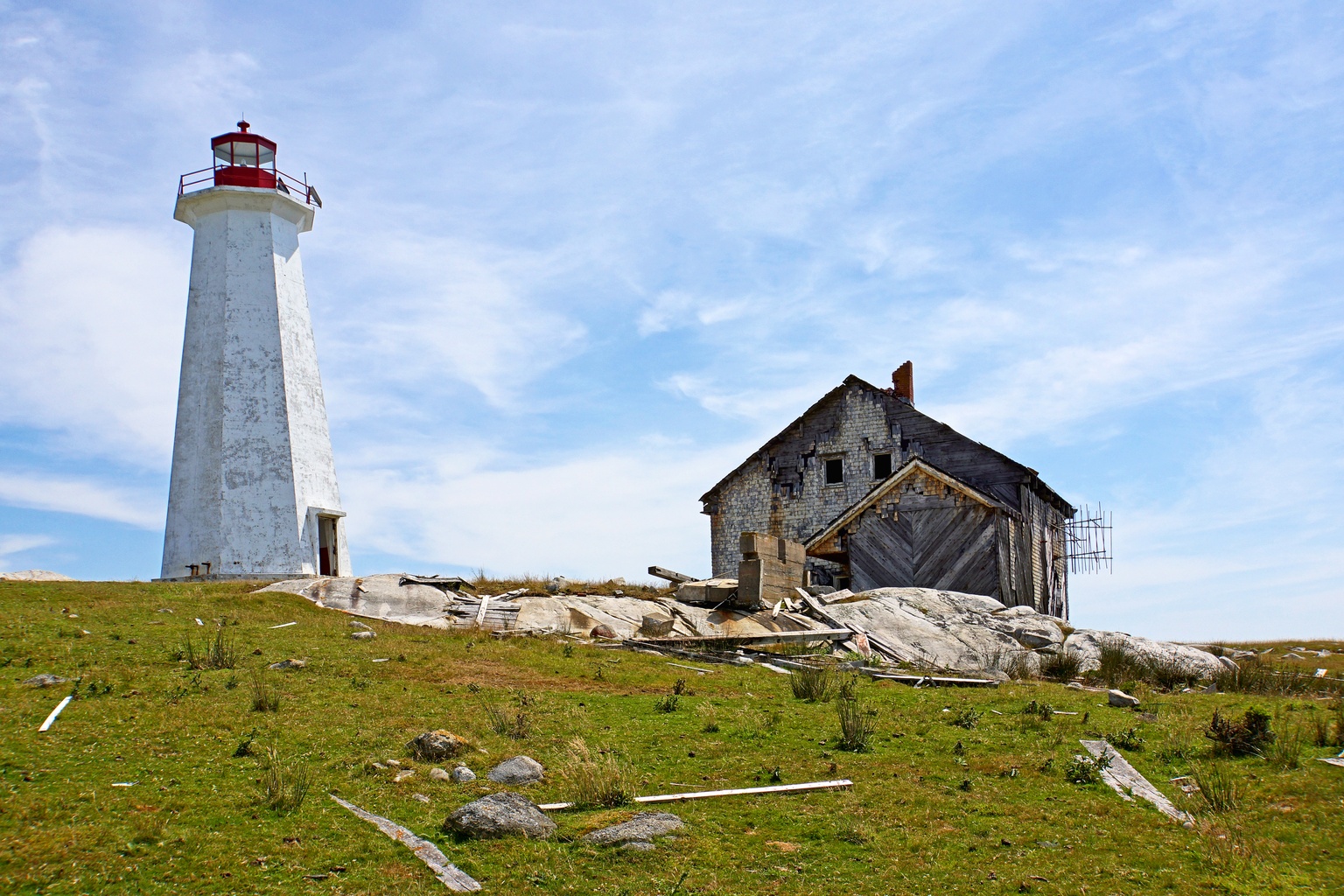 Cape Roseway Lighthouse and Foghorn Building