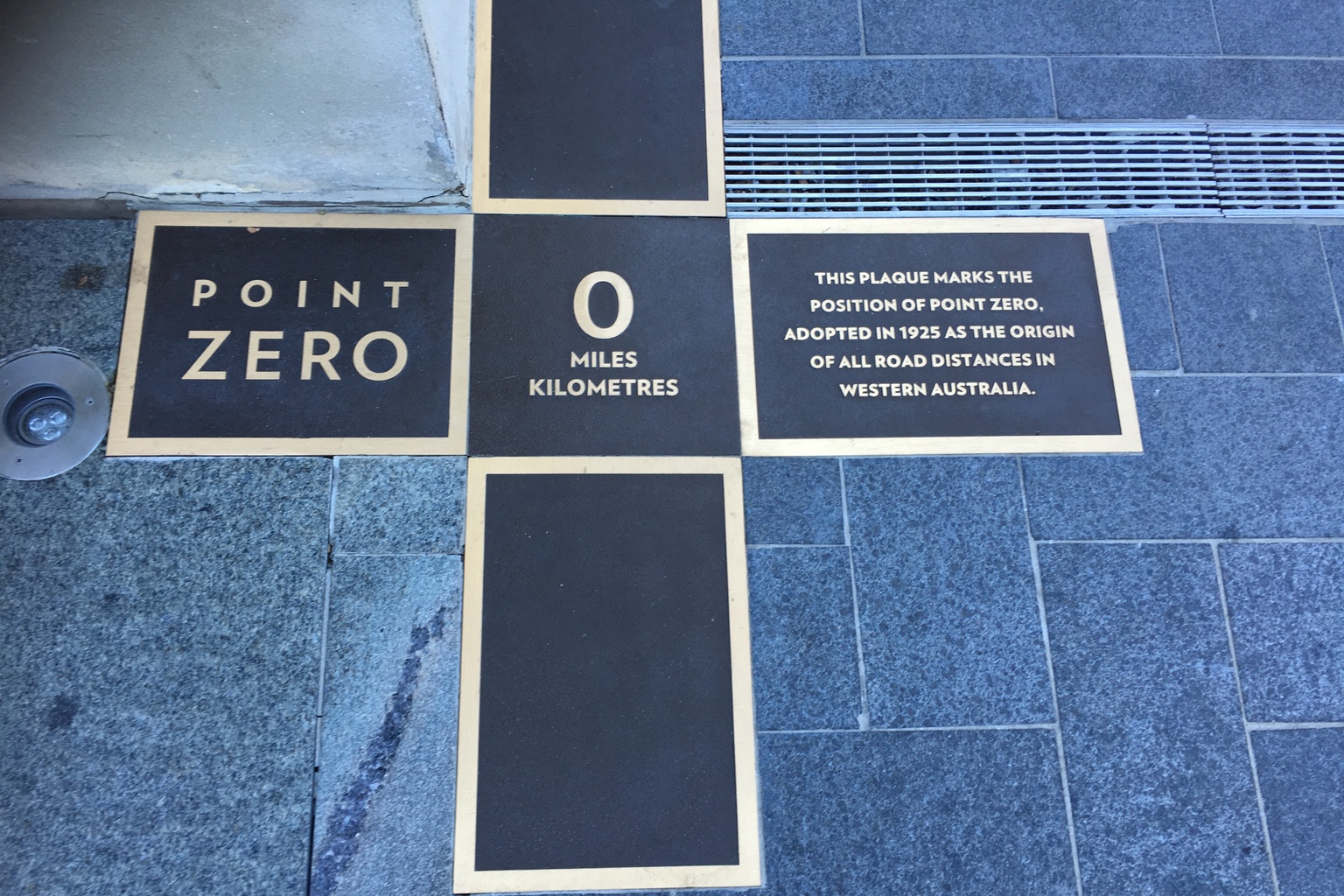 Perth's 'Point Zero'
