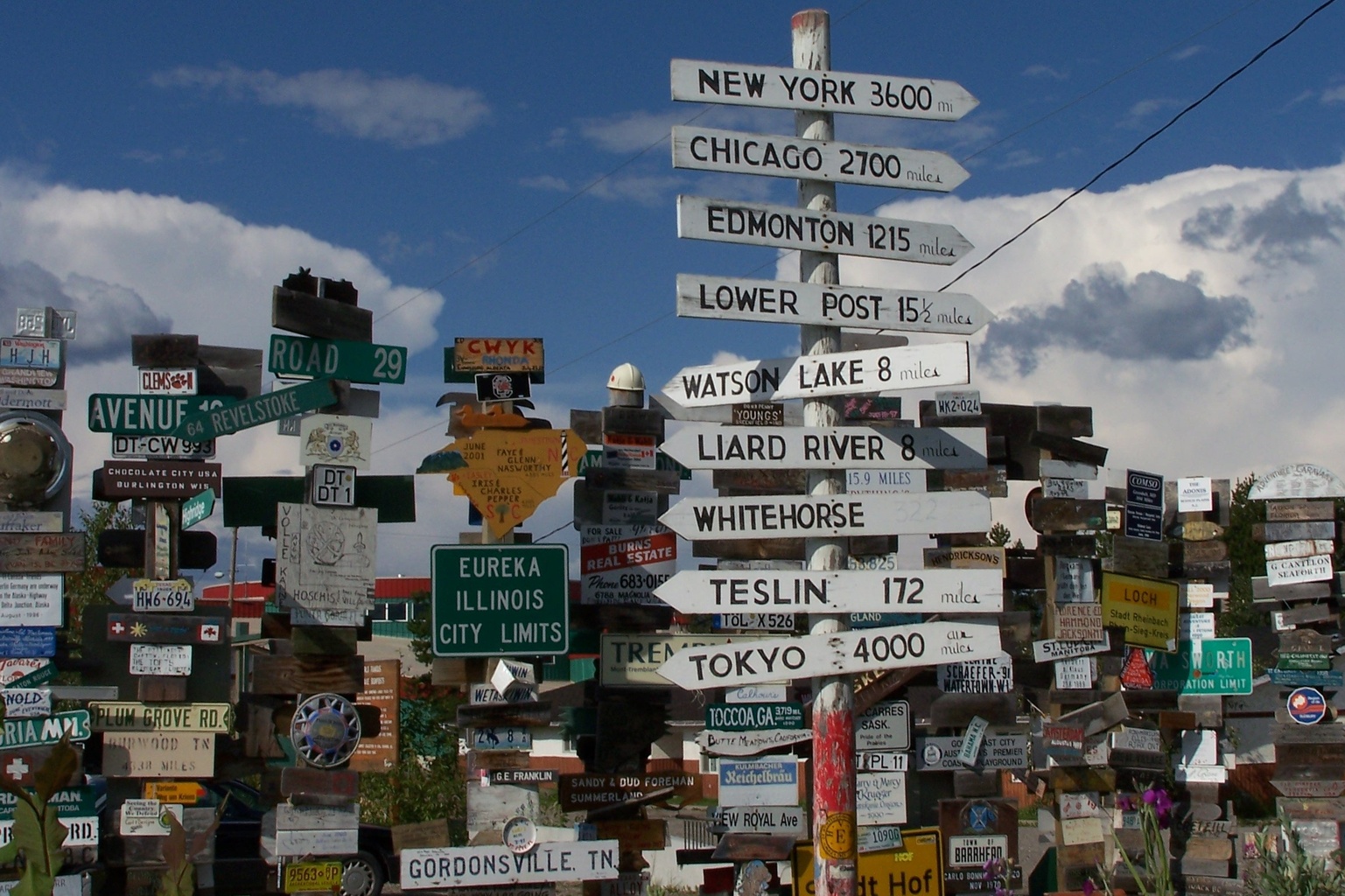 Signpost Forest at Watson Lake
