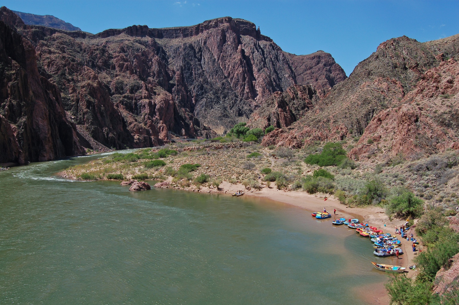 Phantom Ranch Boat Beach