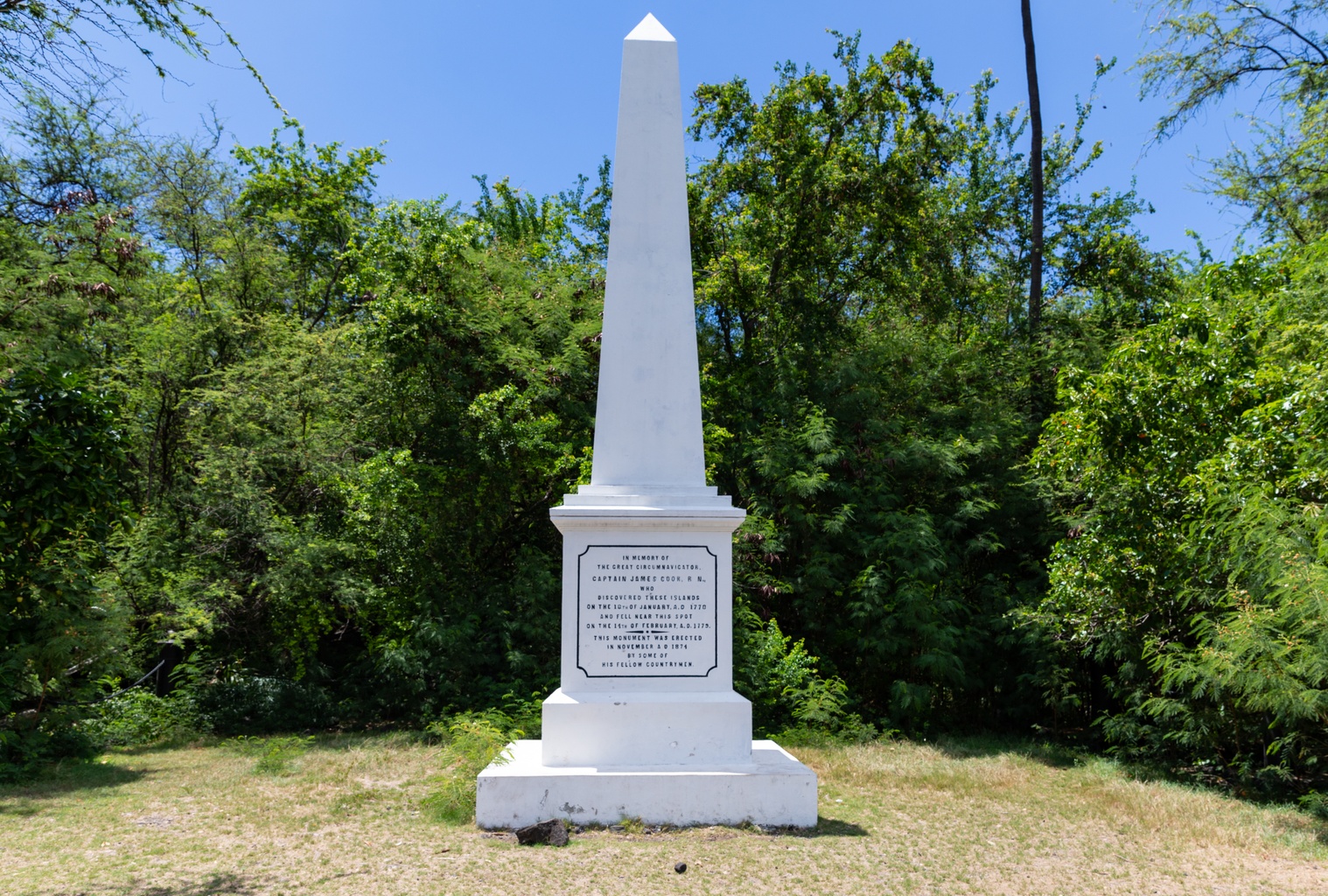 Captain Cook Monument, Kealakekua Bay State Historical Park