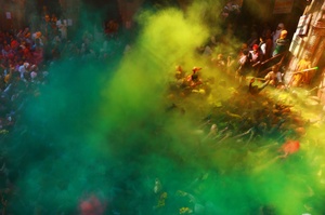 Holi (Color Throwing) Festivals in India