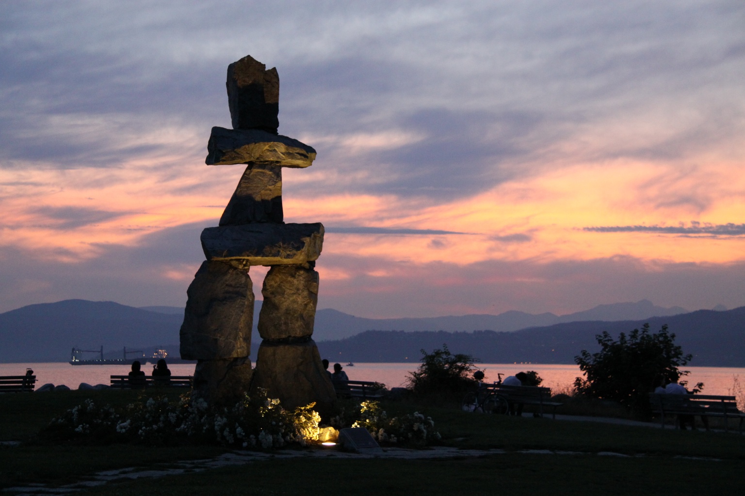 English Bay Inukshuk