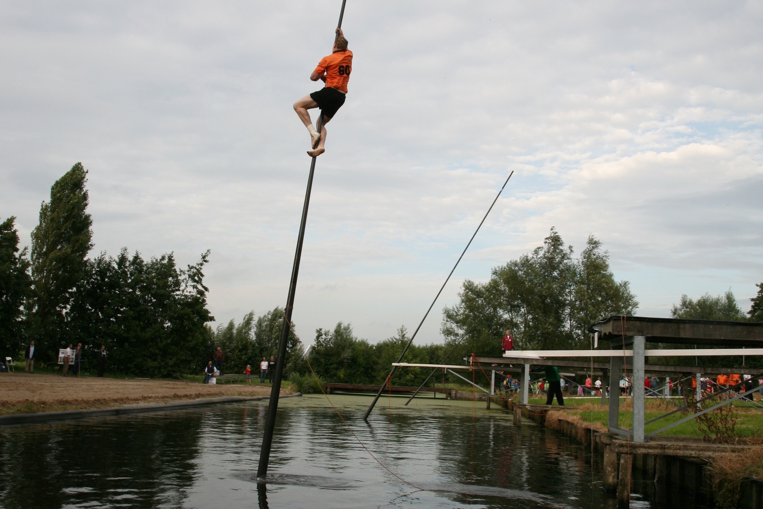 Fierljeppen Event in Netherlands