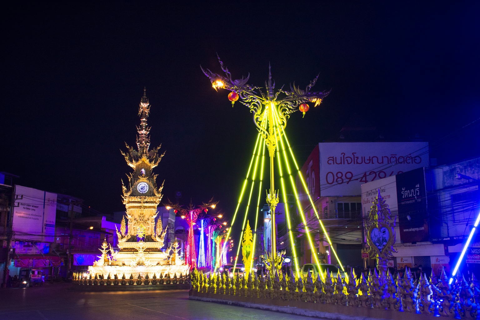 Clock Tower Light Show