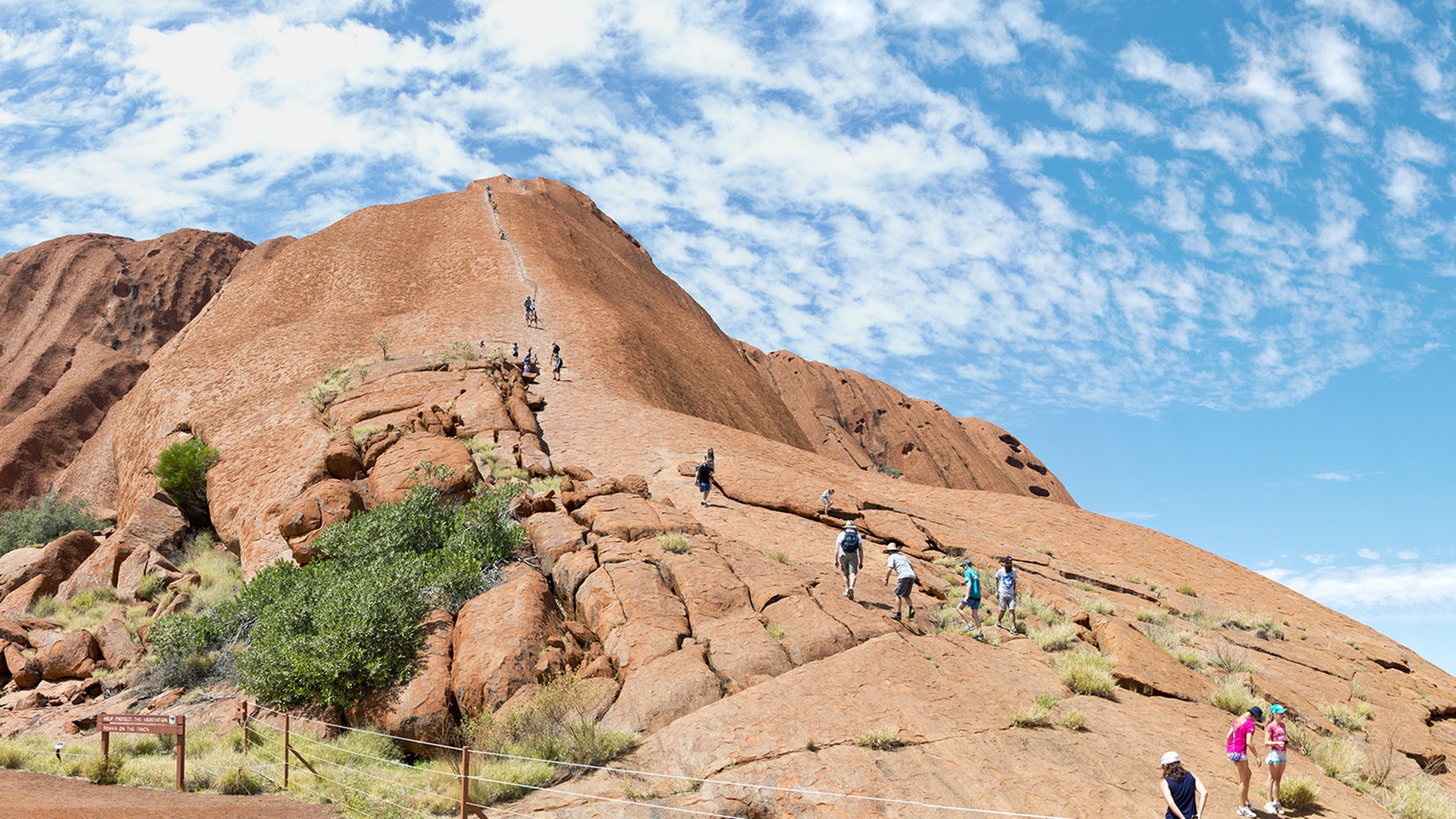 Tourists flock to sacred Uluru site before climb ban, leave mounds of ...