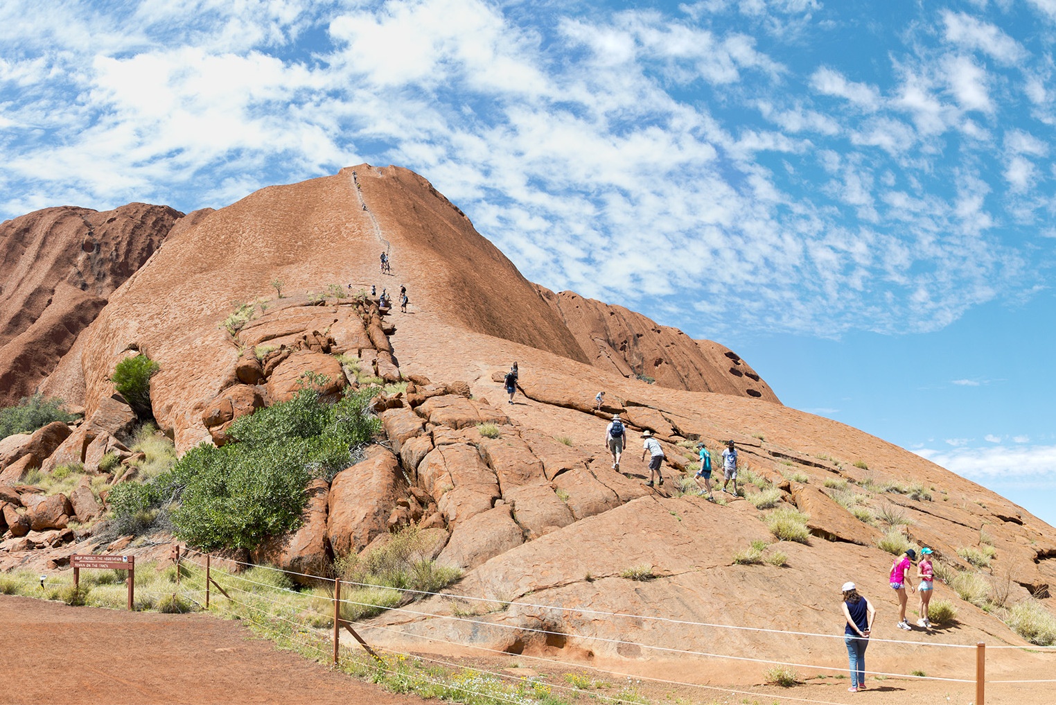 Tourists flock to sacred Uluru site before climb ban, leave mounds of ...