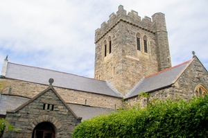 St Cadfan's Church & Cadfan Stone