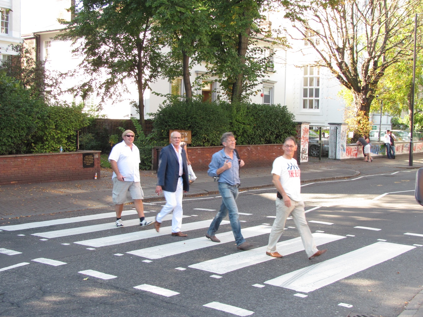 Beatles fans recreate iconic Abbey Road album cover 50 years on