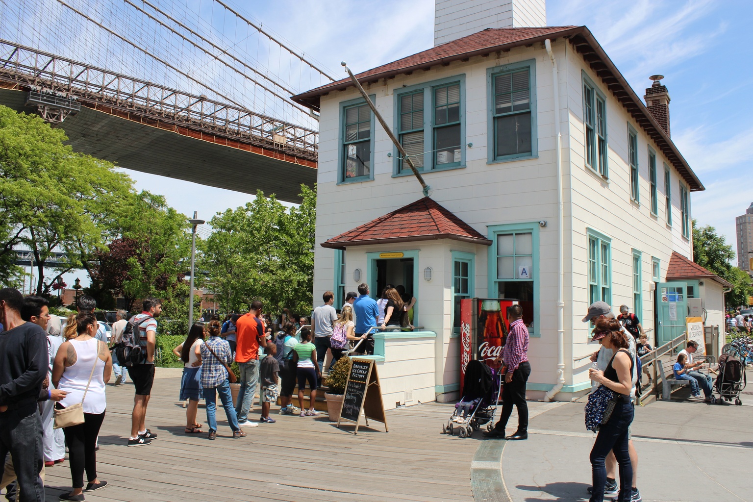 Ample Hills Fireboat House at Brooklyn Bridge Park