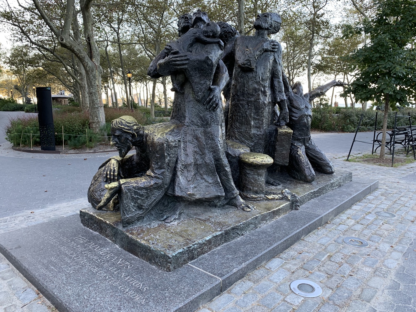 The Immigrants Statue