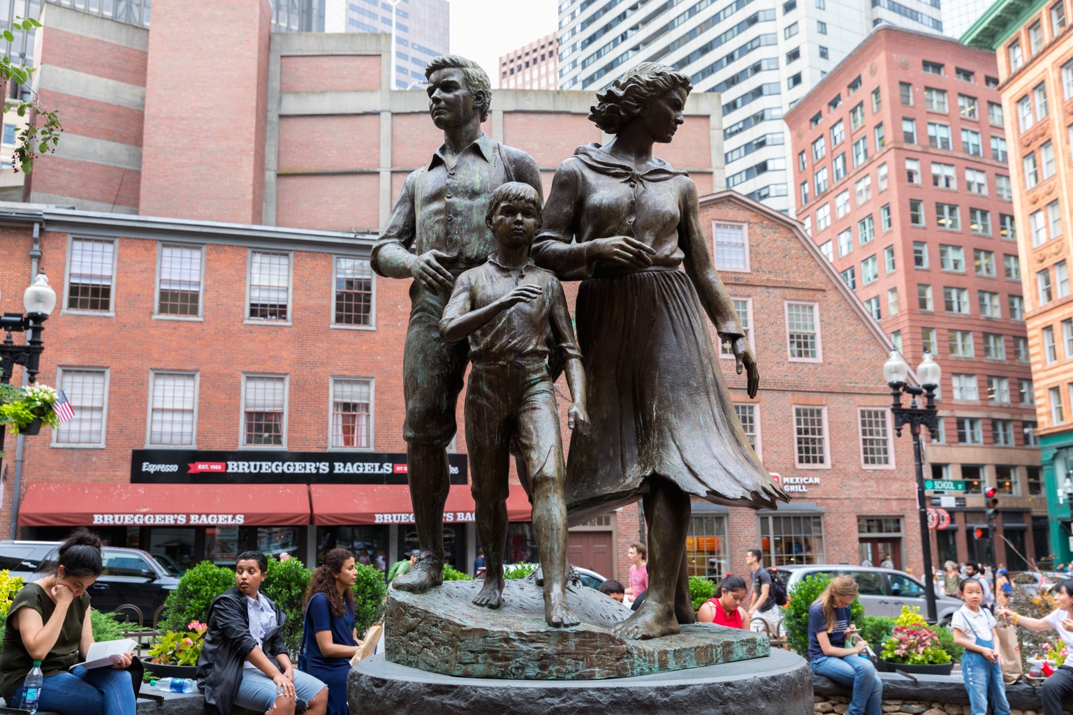 Boston Irish Famine Memorial