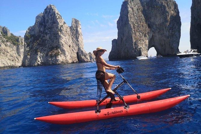 The coast of Naples by water bike - Visit Naples on water bike tour