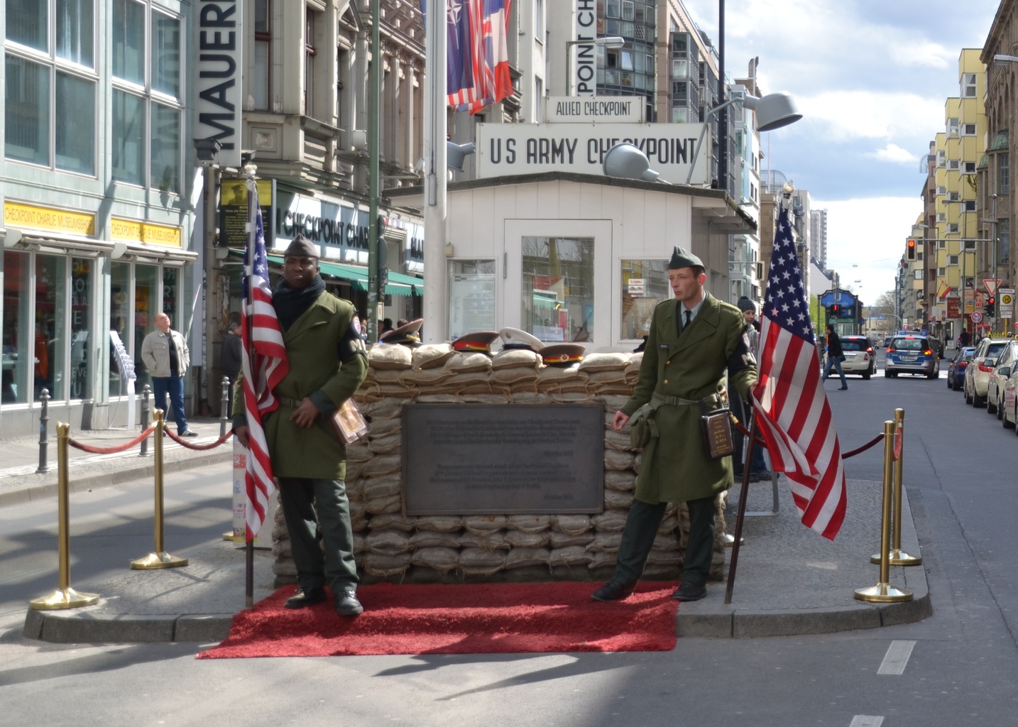 Checkpoint Charlie: Berlin bans 'US soldiers' from Cold War crossing