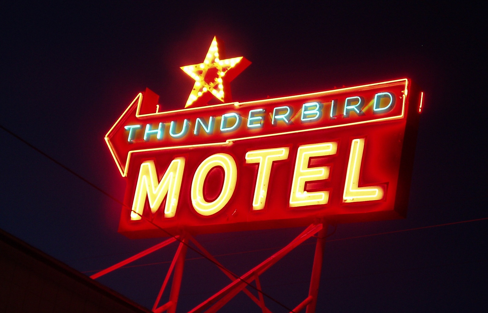Thunderbird Motel Sign