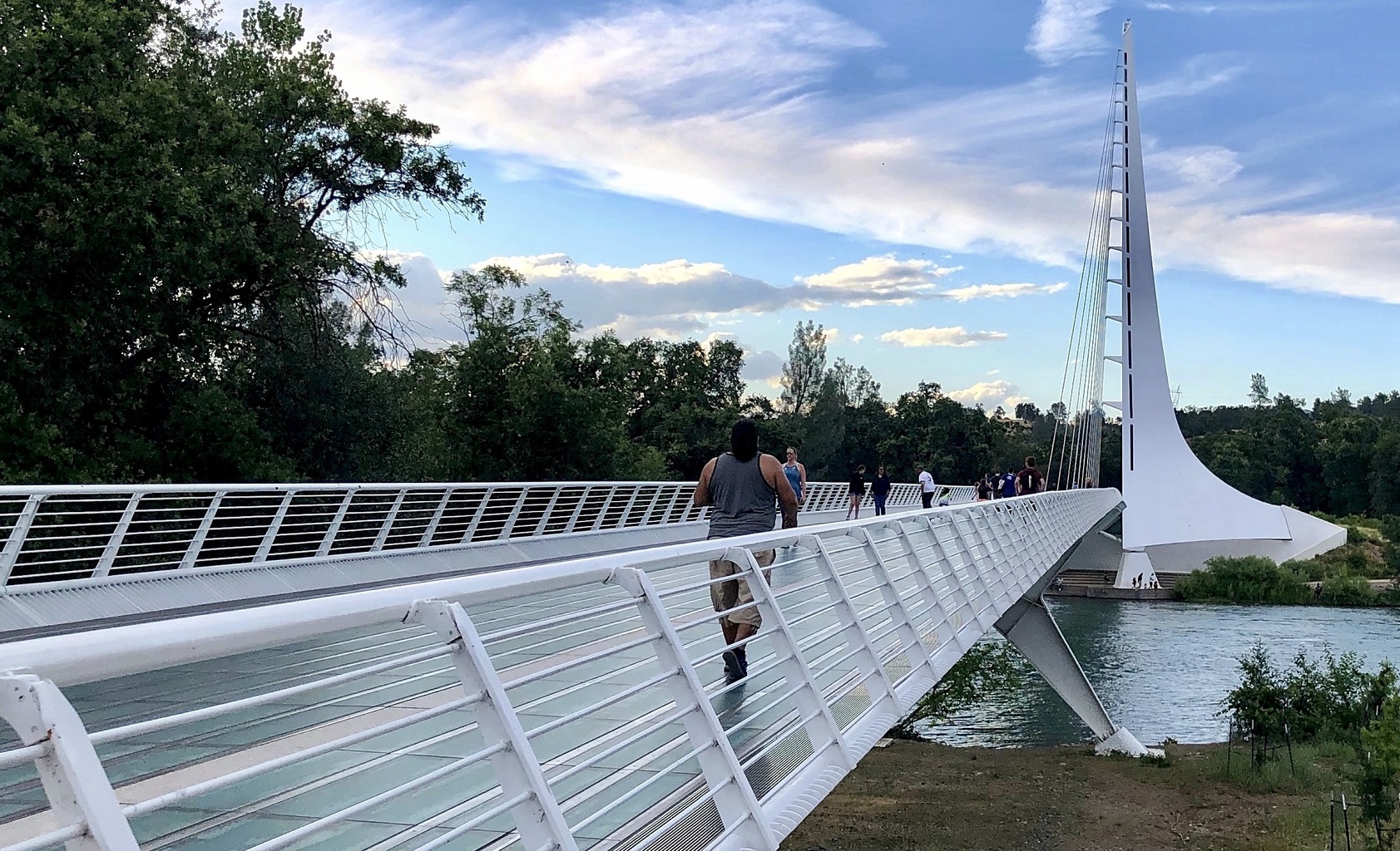 Sundial Bridge Shadow