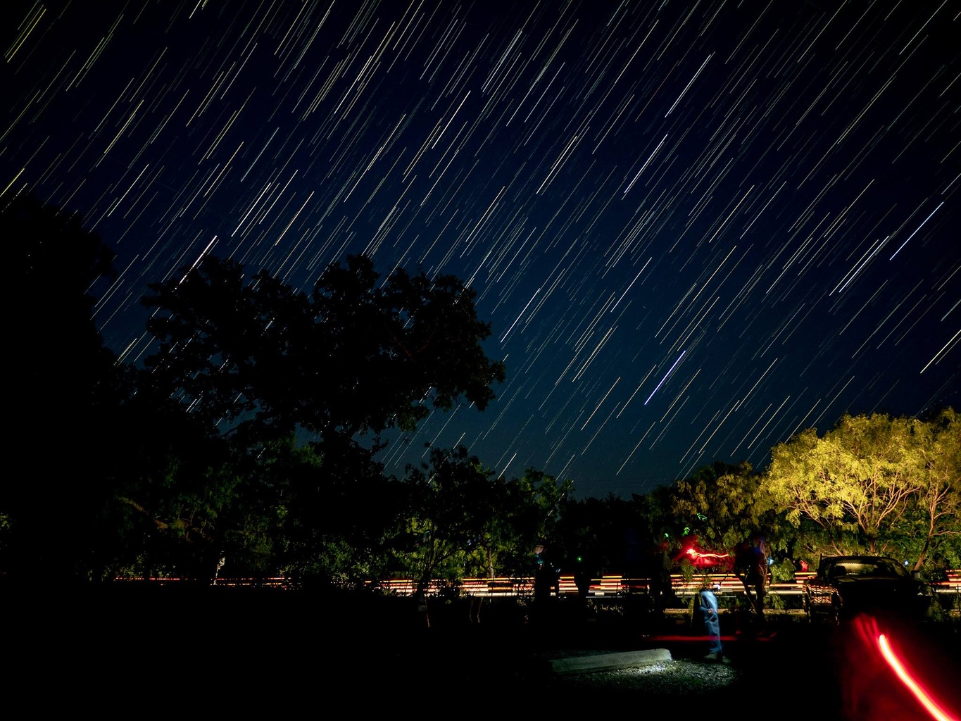 Stargazing in Enchanted Rock State Natural Area