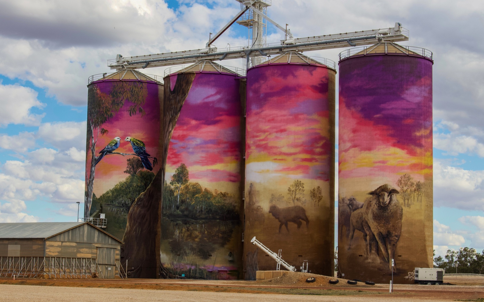 Thallon Silo Art