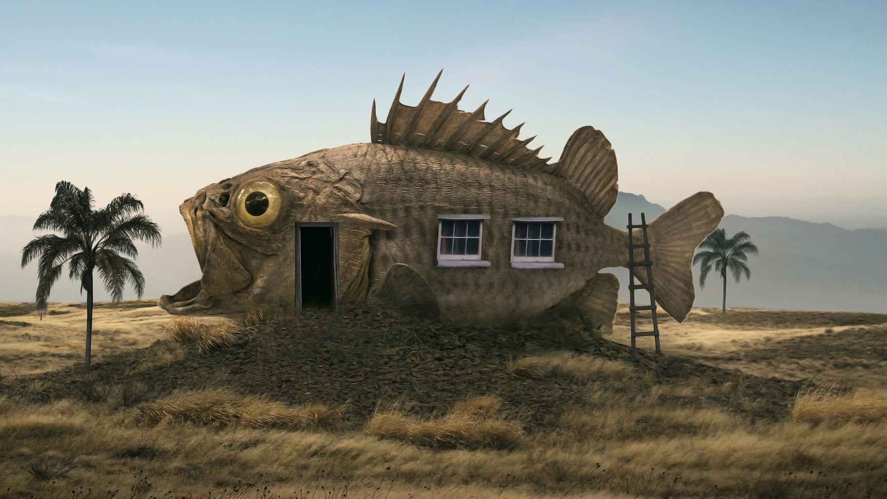 Abandoned fish house