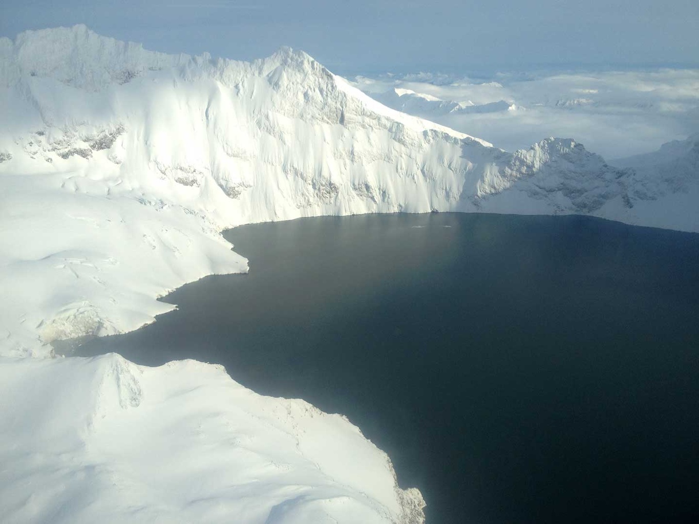 Knife Creek Glacier & Mount Katmai Caldera