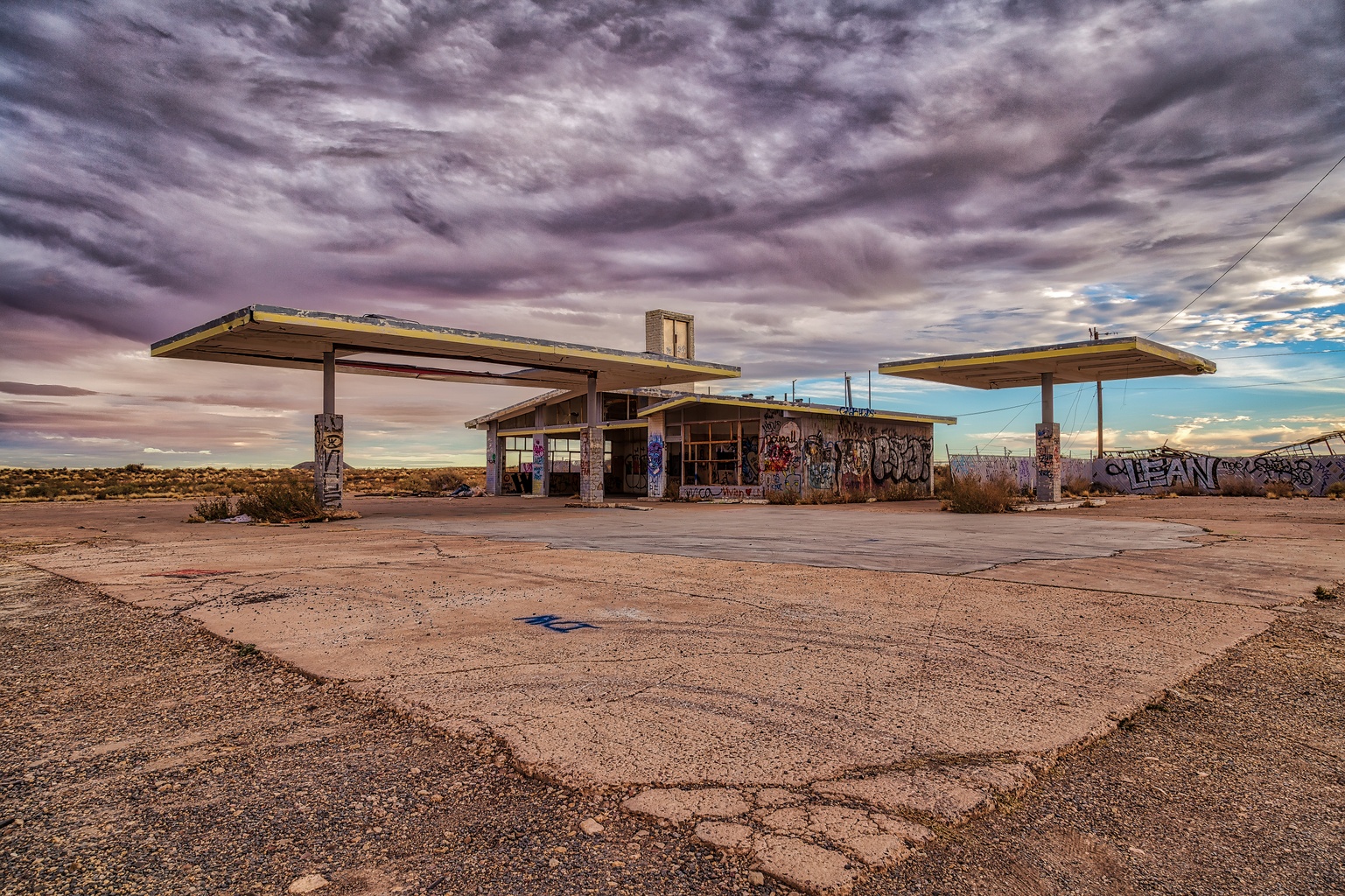 Two Guns Gas Station Ruins
