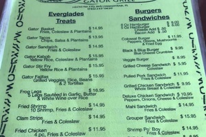 Everglades Gator Grill