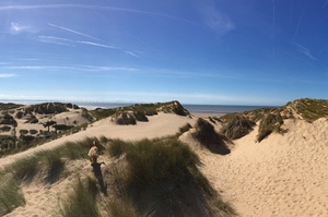 Old Lifeboat Station Ruins at Formby Beach