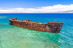 USS YOGN-42 Shipwreck