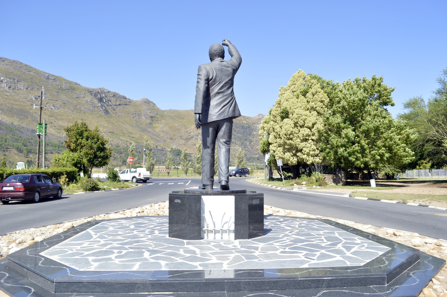 Mandela Statue at Drakenstein Correctional Centre