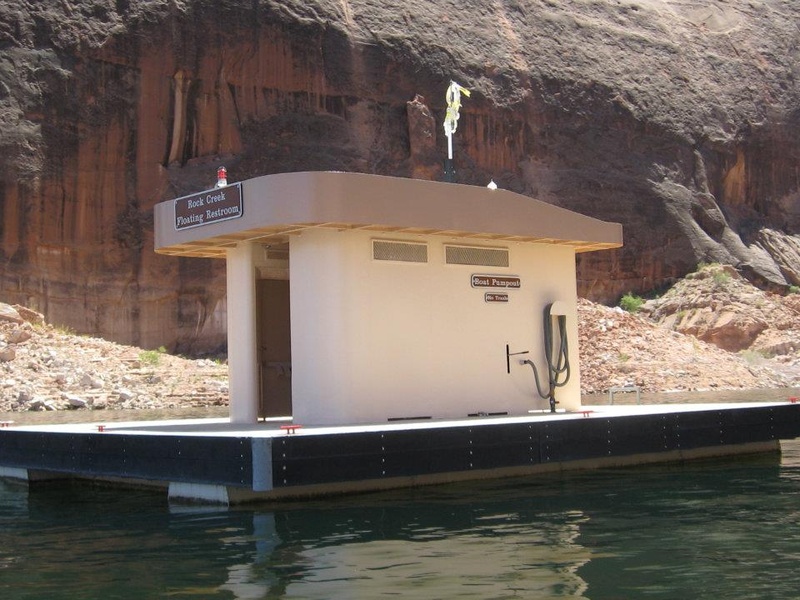 Lake Powell Floating Restrooms