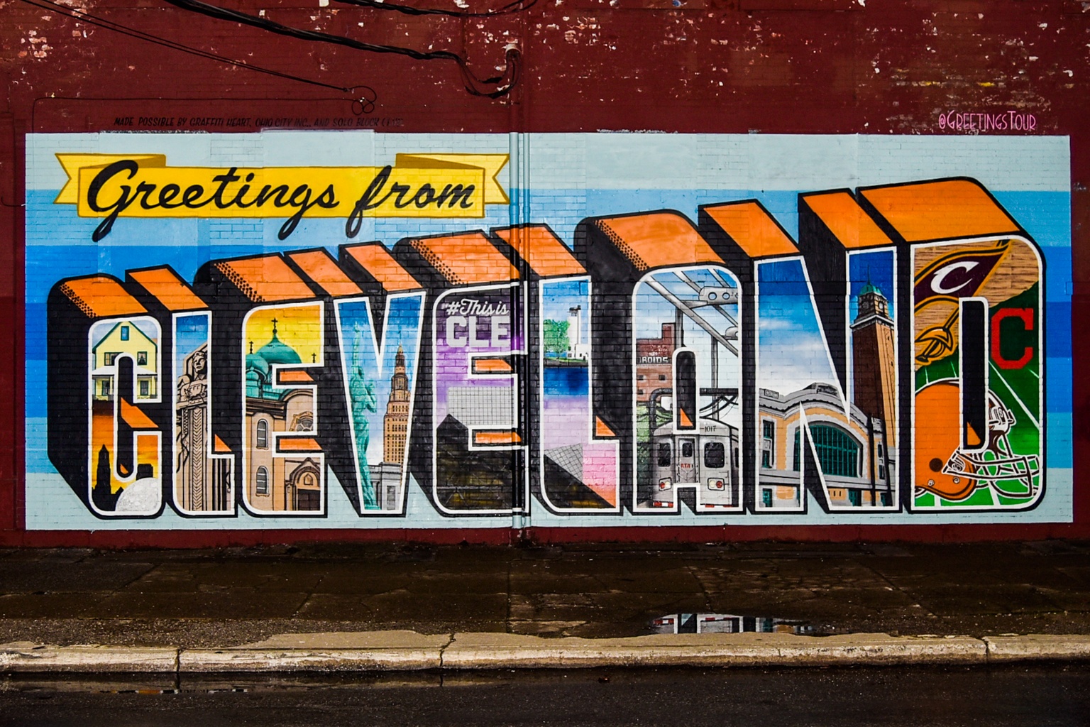 Greetings from Cleveland Mural