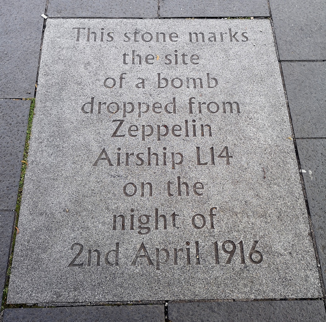 Zeppelin L14 Air Raid Site on Edinburgh