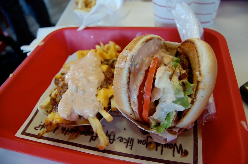 Animal Style at In-N-Out Burger