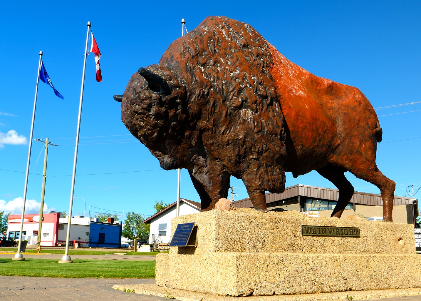 Canada's Largest Bison Statue