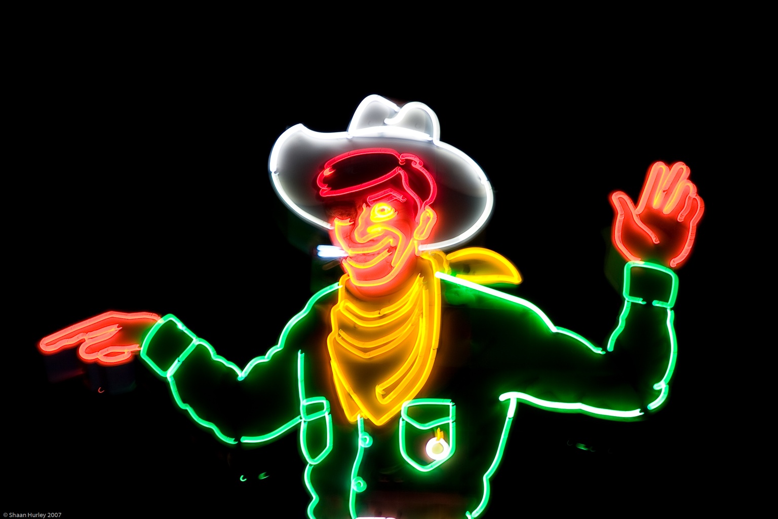 Wendover Will Neon Cowboy